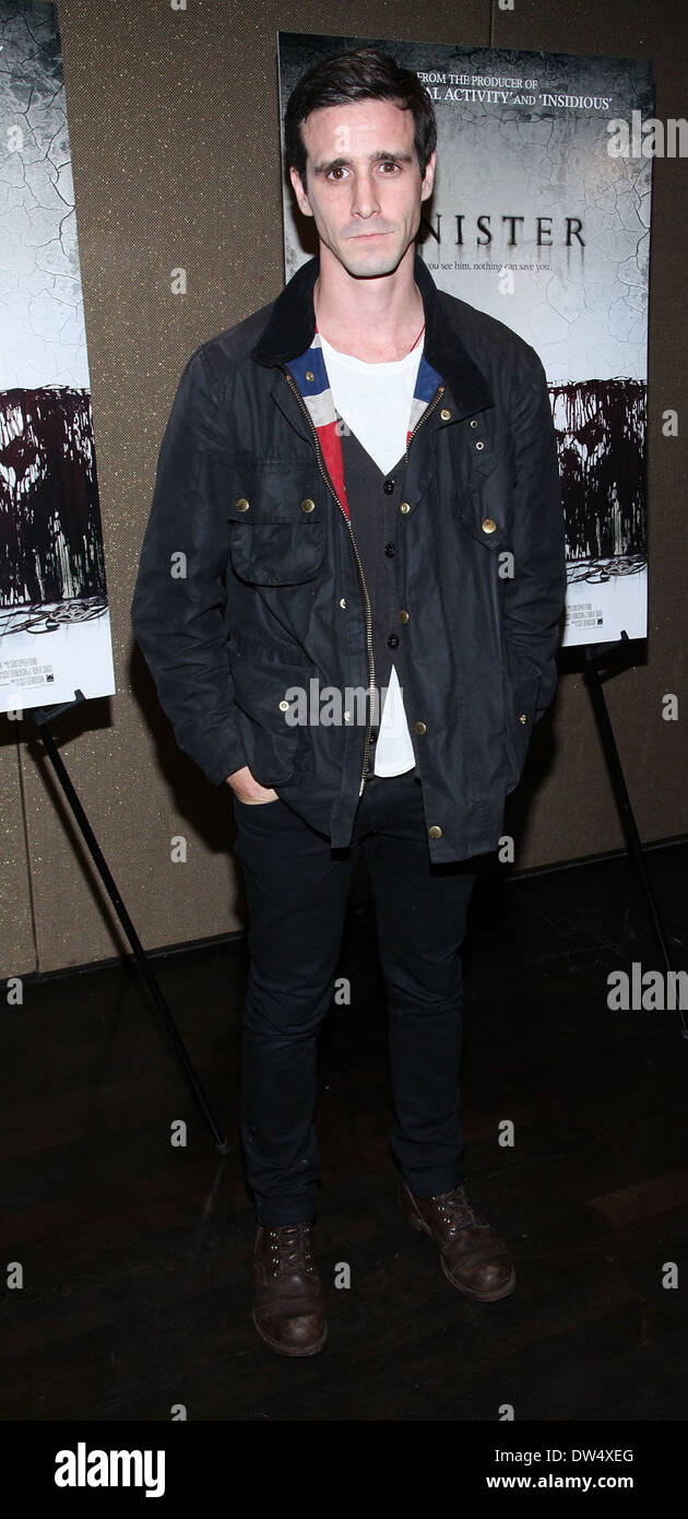 James Ransome at the NYC screening of 'Sinister' at the Tribeca Grand ...