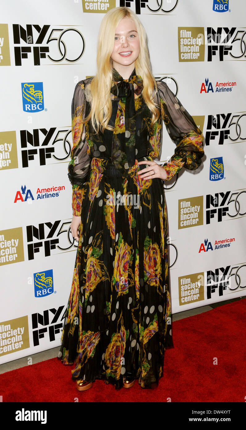 Elle Fanning 50th Annual New York Film Festival - 'Ginger & Rosa ...