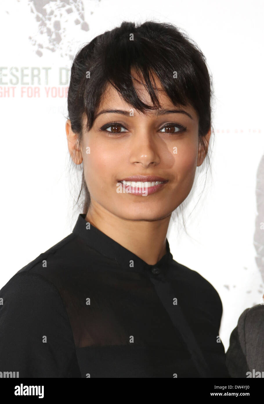 Freida pinto half length headshot hi-res stock photography and images ...