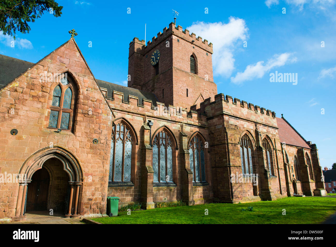 St. Andrew's Church in Shifnal, Shropshire, England Stock Photo - Alamy
