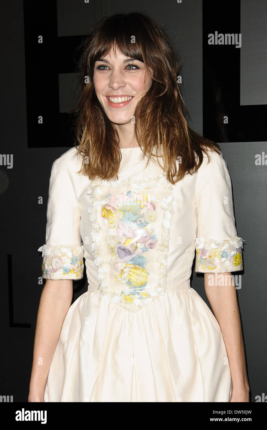 Alexa Chung, at the celebration of Chanel Fine Jewelry's 80th ...