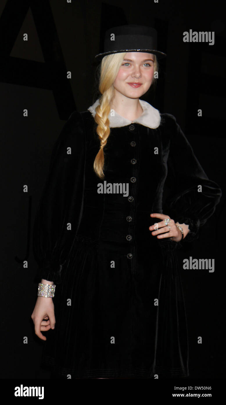 Elle Fanning, at the celebration of Chanel Fine Jewelry's 80th ...