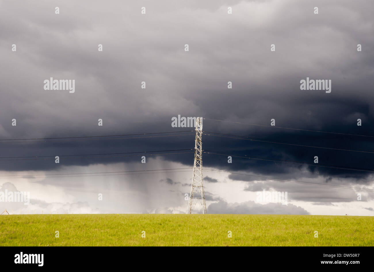 Power pylon near the Staffordshire & Worcestershire Canal in the ...