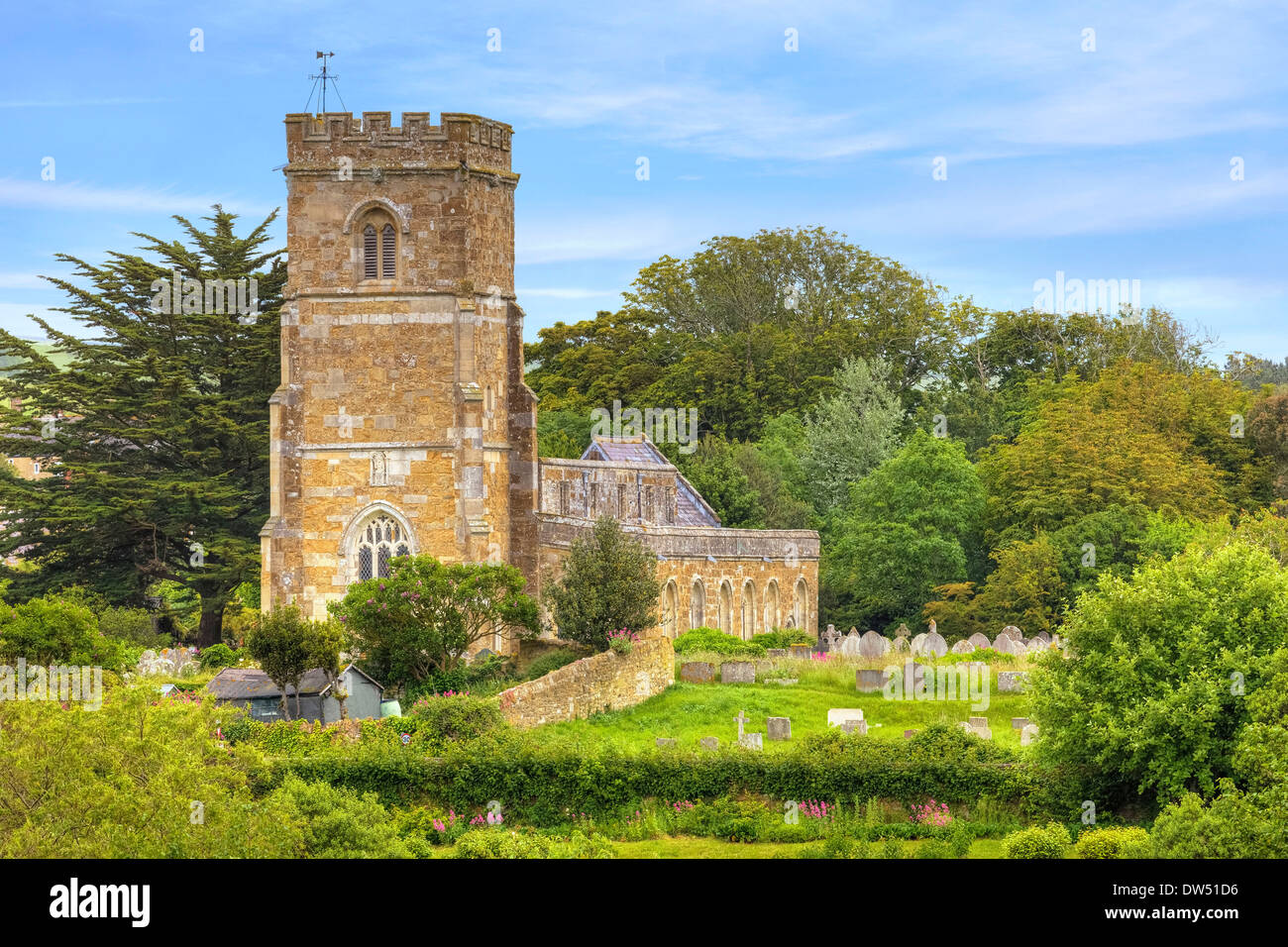 Parish church St Nicholas Stock Photo - Alamy