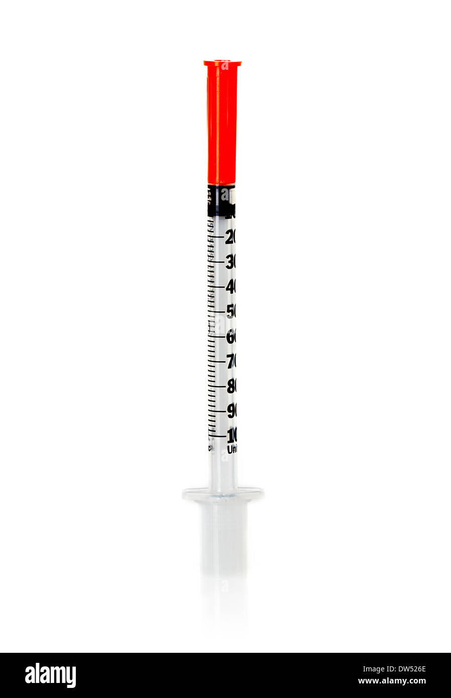 Medical syringe isolated Stock Photo - Alamy