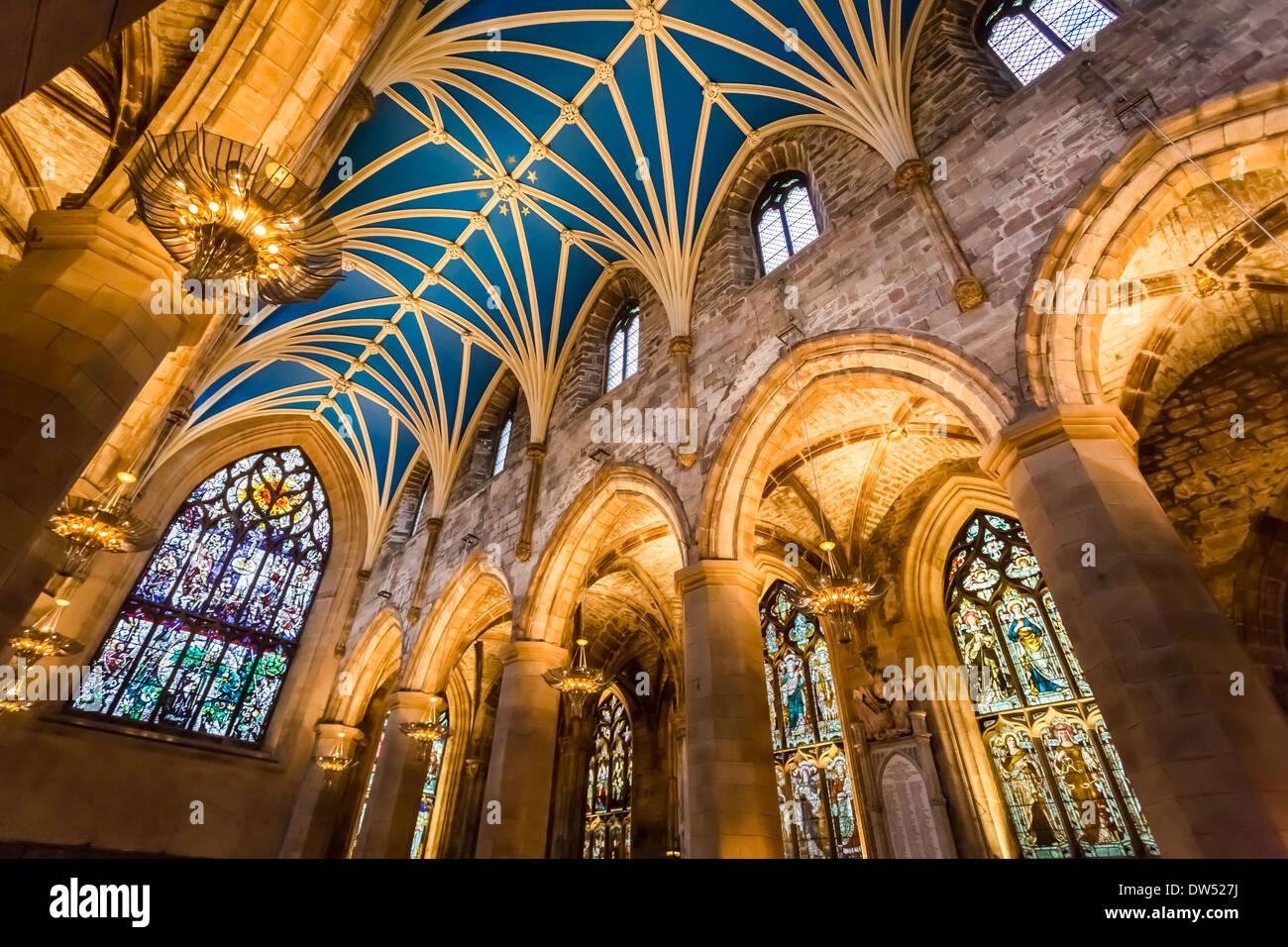 Archway in the Cathedral, Edinburgh Stock Photo - Alamy