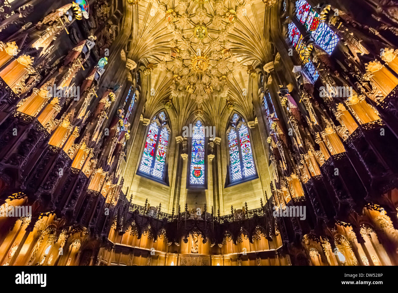 Beautiful archway in the Cathedral of Edinburgh Stock Photo - Alamy
