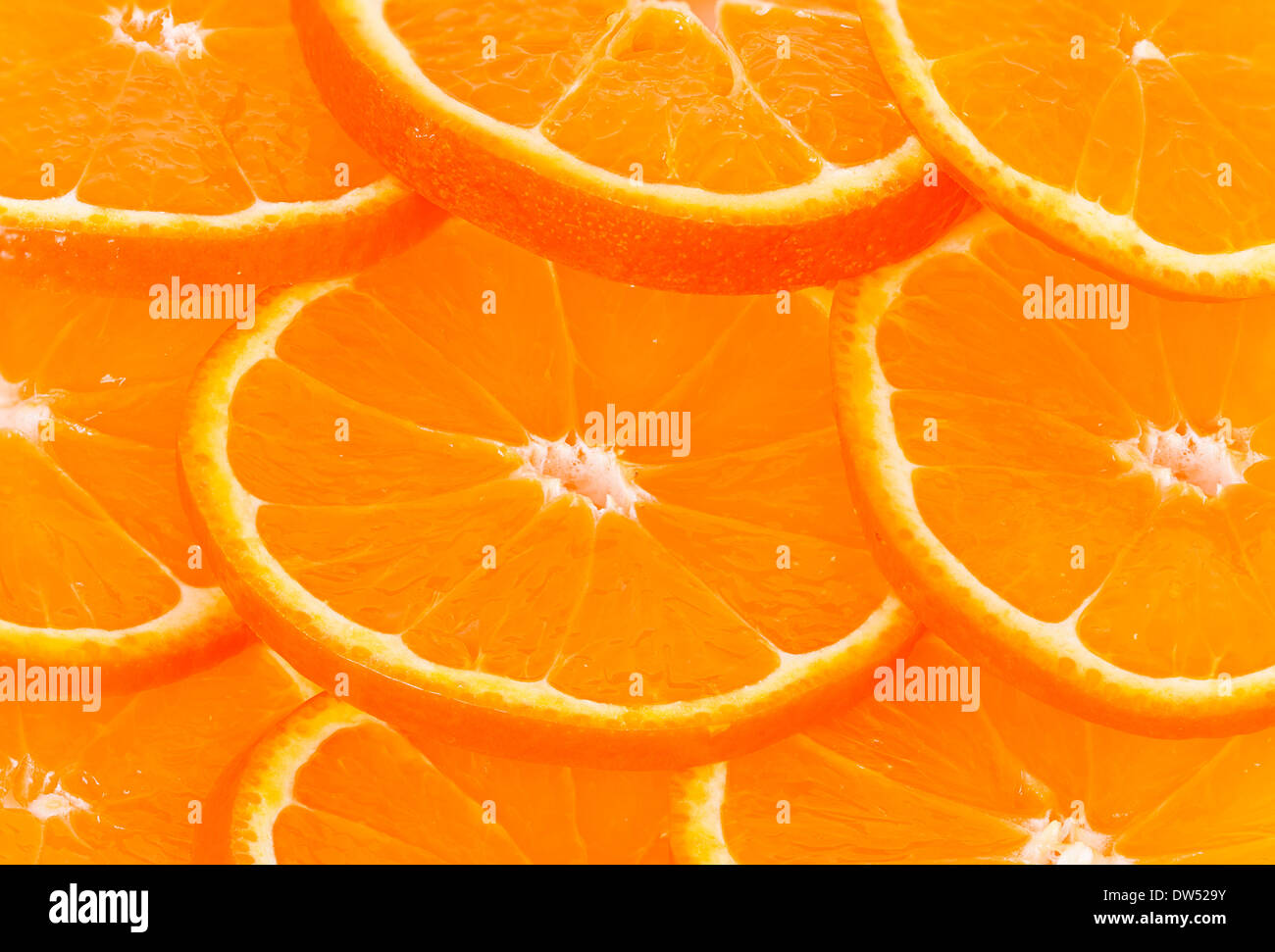 Healthy food, abstract background. Orange slices Stock Photo - Alamy