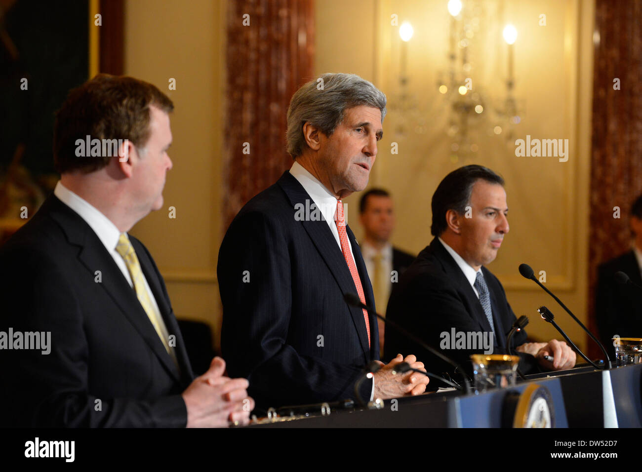Secretary Kerry, Canadian Foreign Minister Baird, and Mexican Foreign ...
