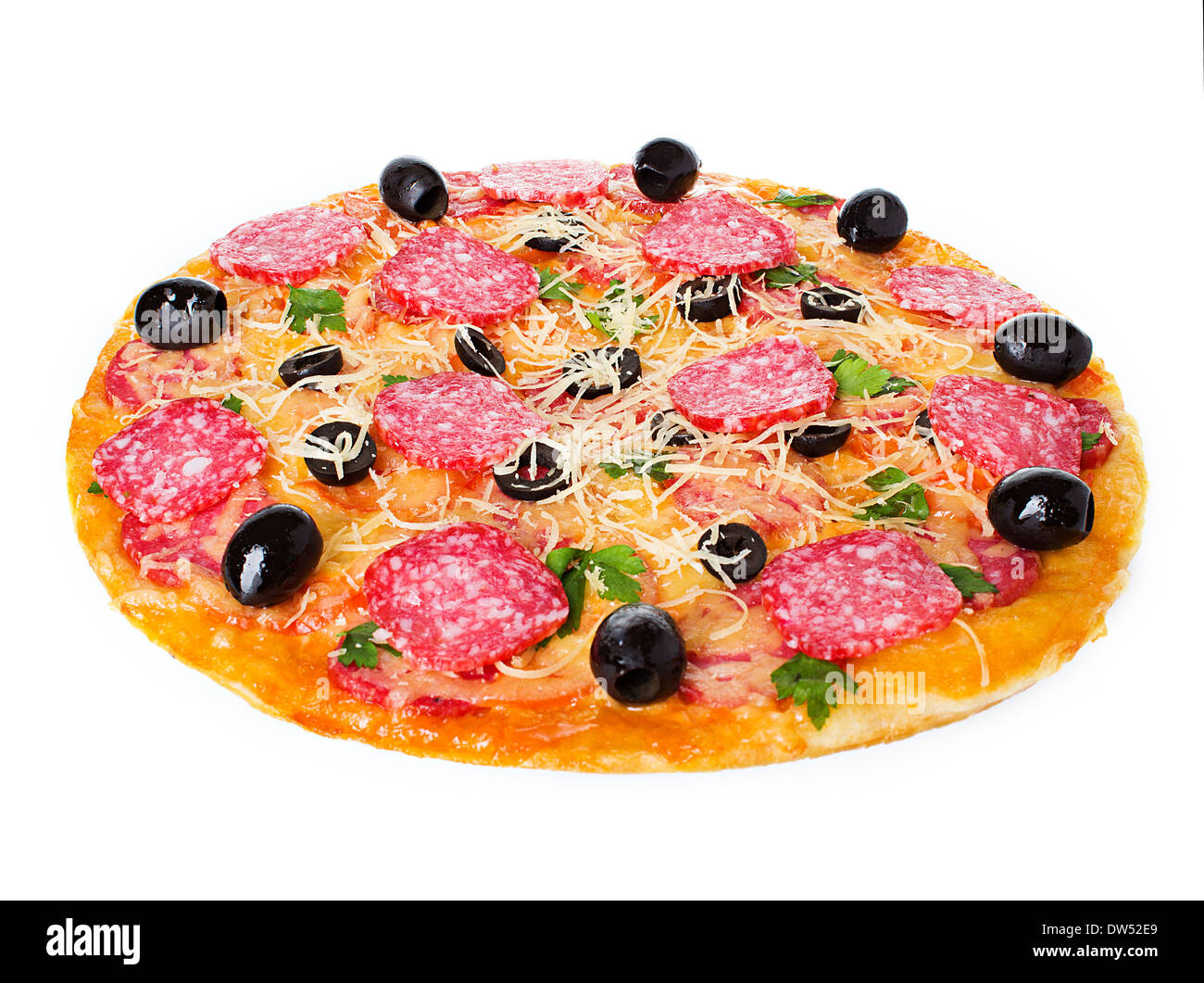 Pizza melted cheese sauce Cut Out Stock Images & Pictures - Alamy