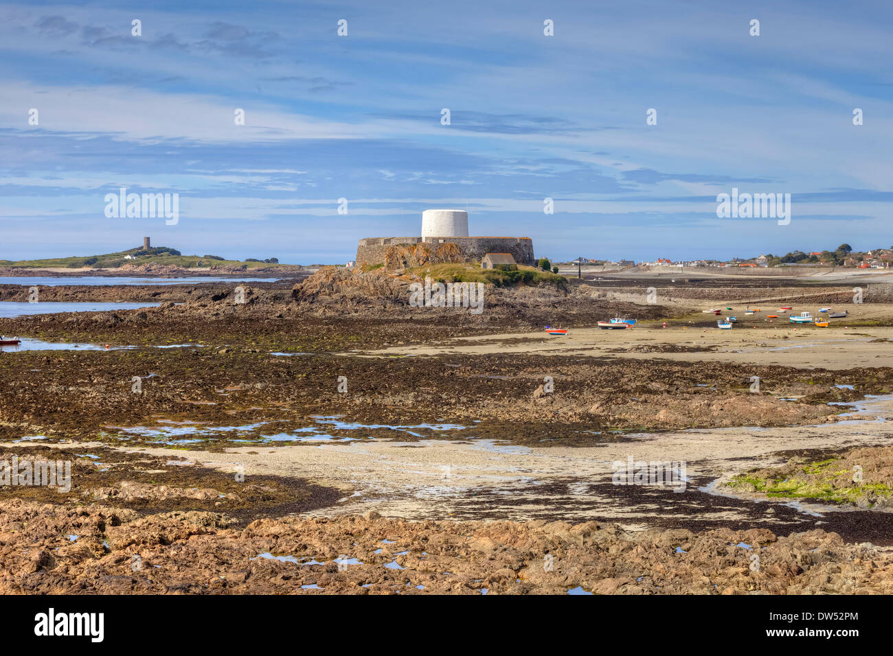 Fort Grey Fort Saumarez Stock Photo - Alamy