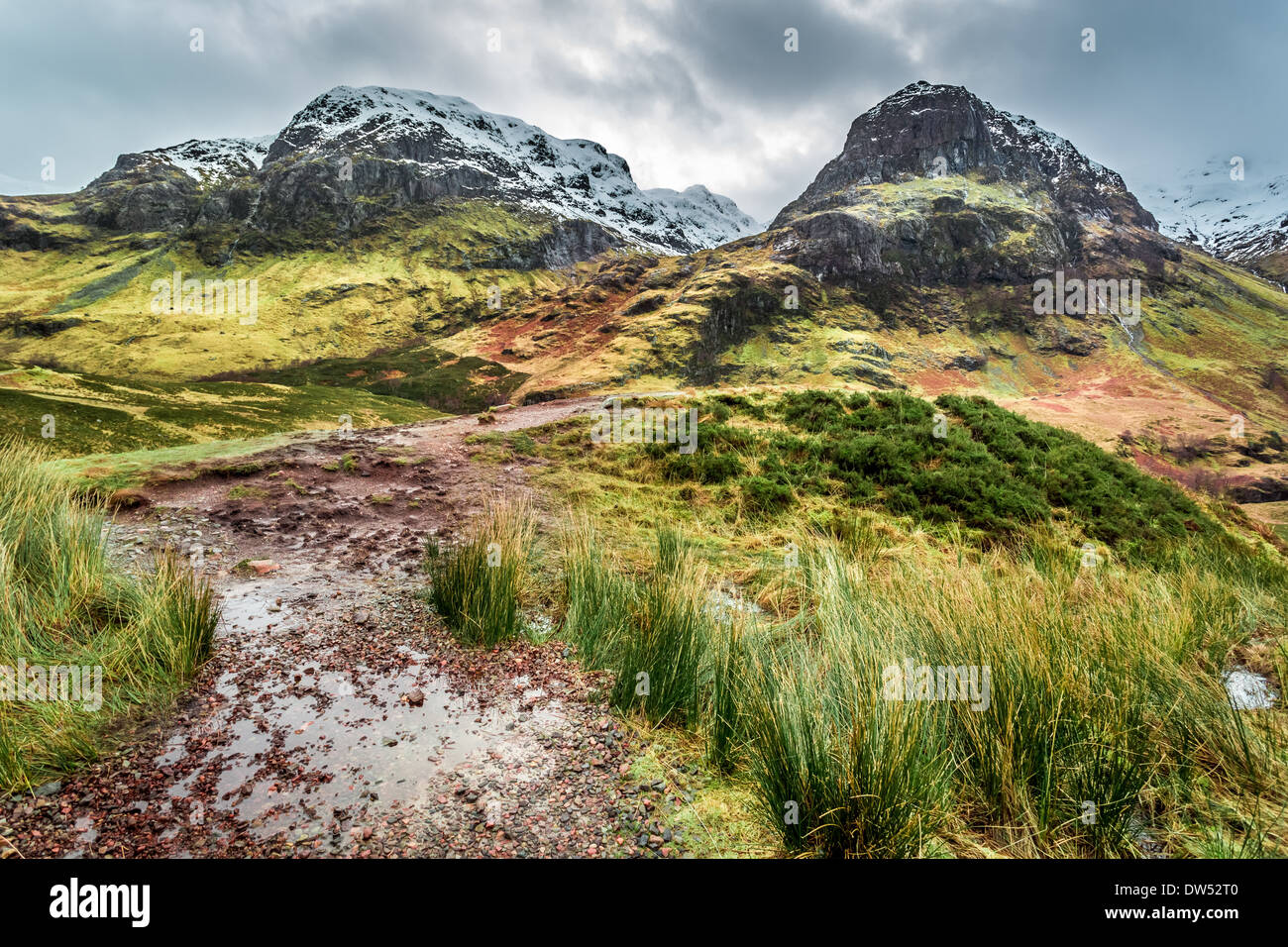 Scotland rain footpath hi-res stock photography and images - Alamy