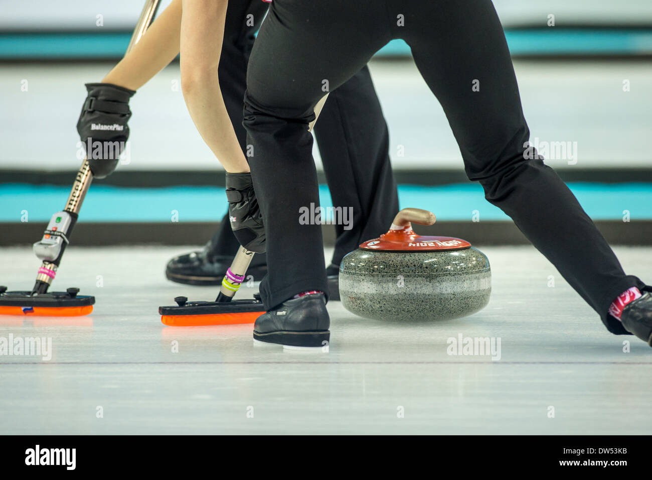 Women's curling competition at the Olympic Winter Games, Sochi 2014 ...
