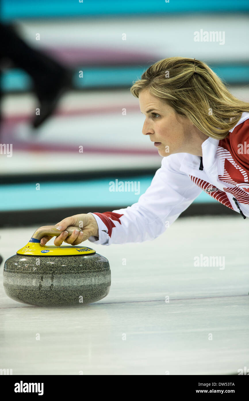 Women's curling competition at the Olympic Winter Games, Sochi 2014 ...