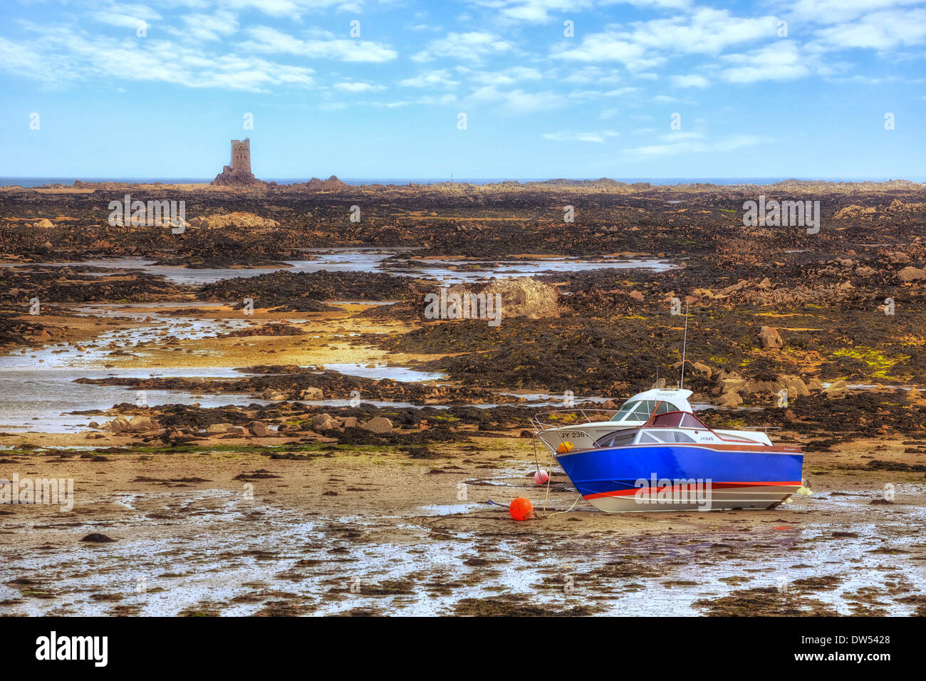 Jersey la rocque harbour hi-res stock photography and images - Alamy