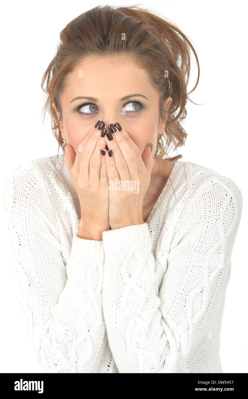 Amused surprised woman hi-res stock photography and images - Alamy