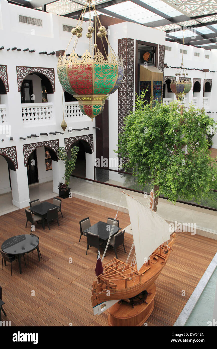 Qatar, Doha, Souq Waqif, Gold Souq, patio Stock Photo - Alamy