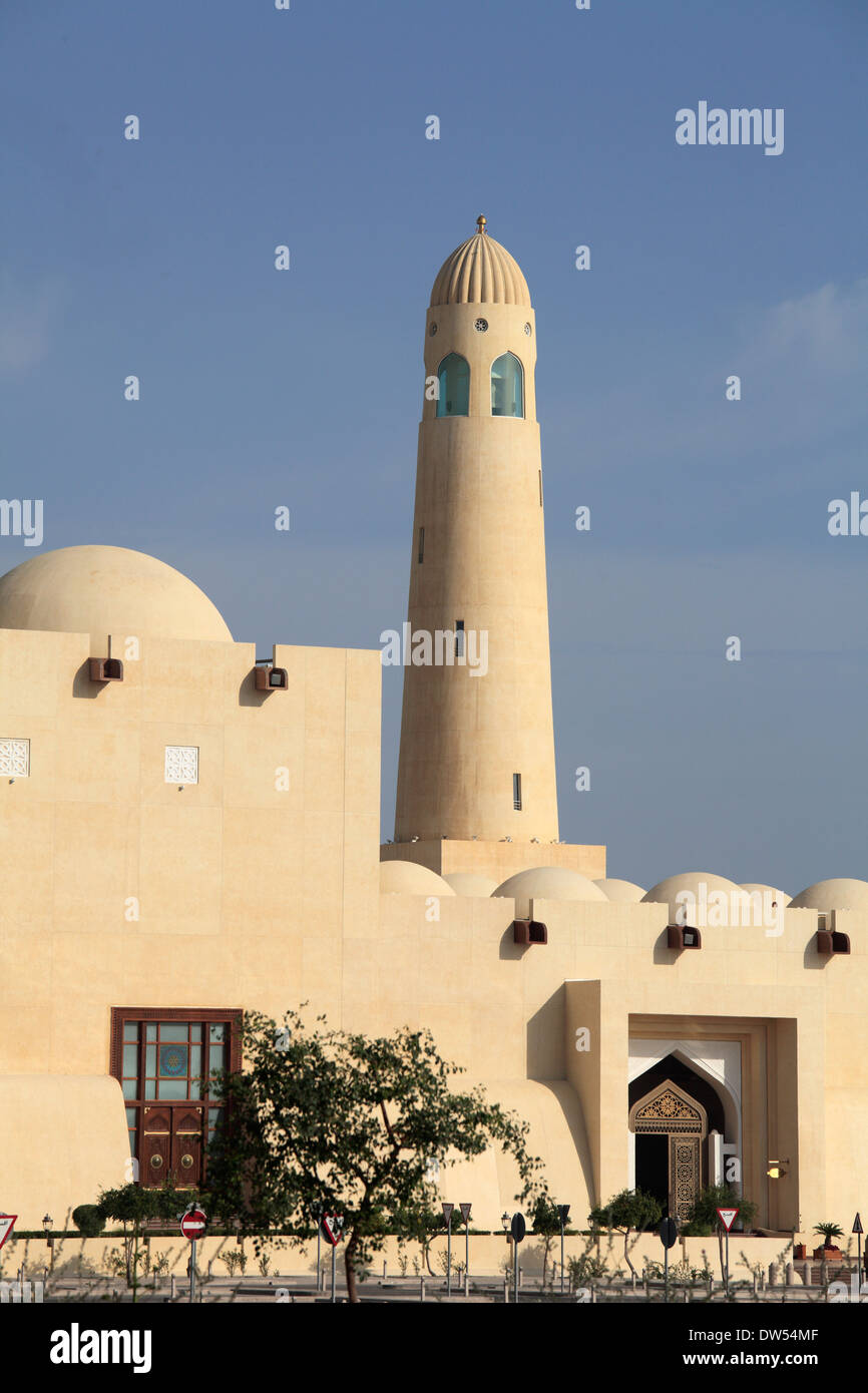 Qatar, Doha, State Mosque Stock Photo - Alamy