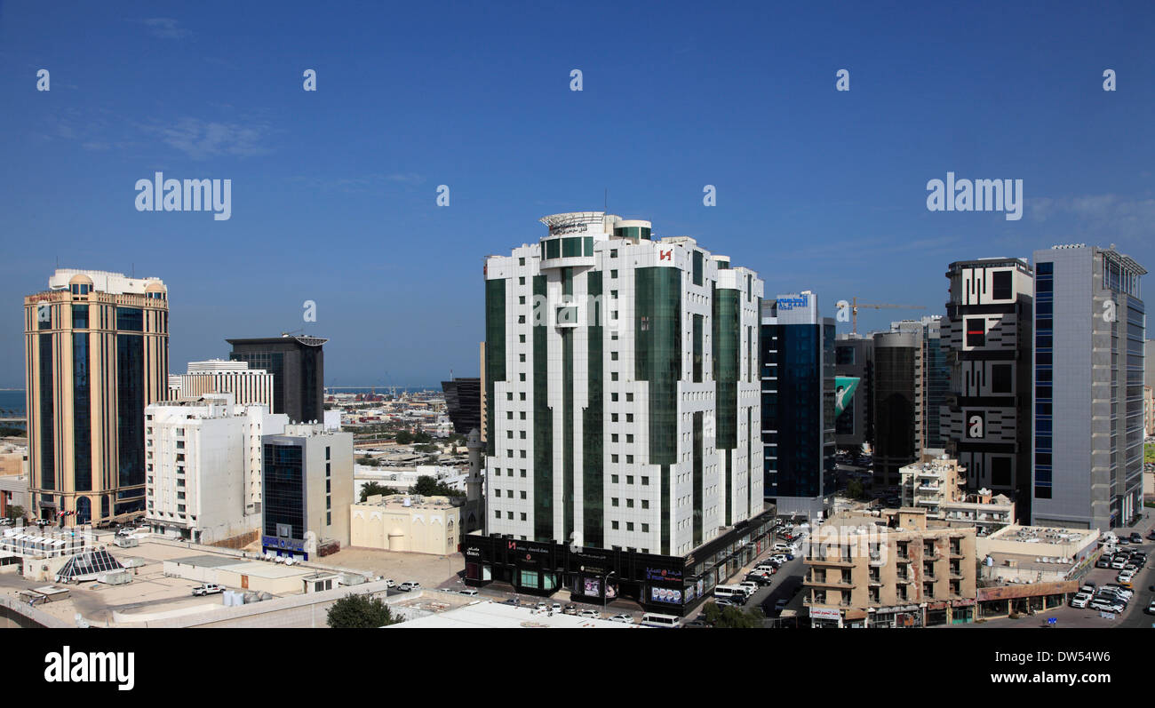 Qatar, Doha, Central Doha, skyline Stock Photo - Alamy