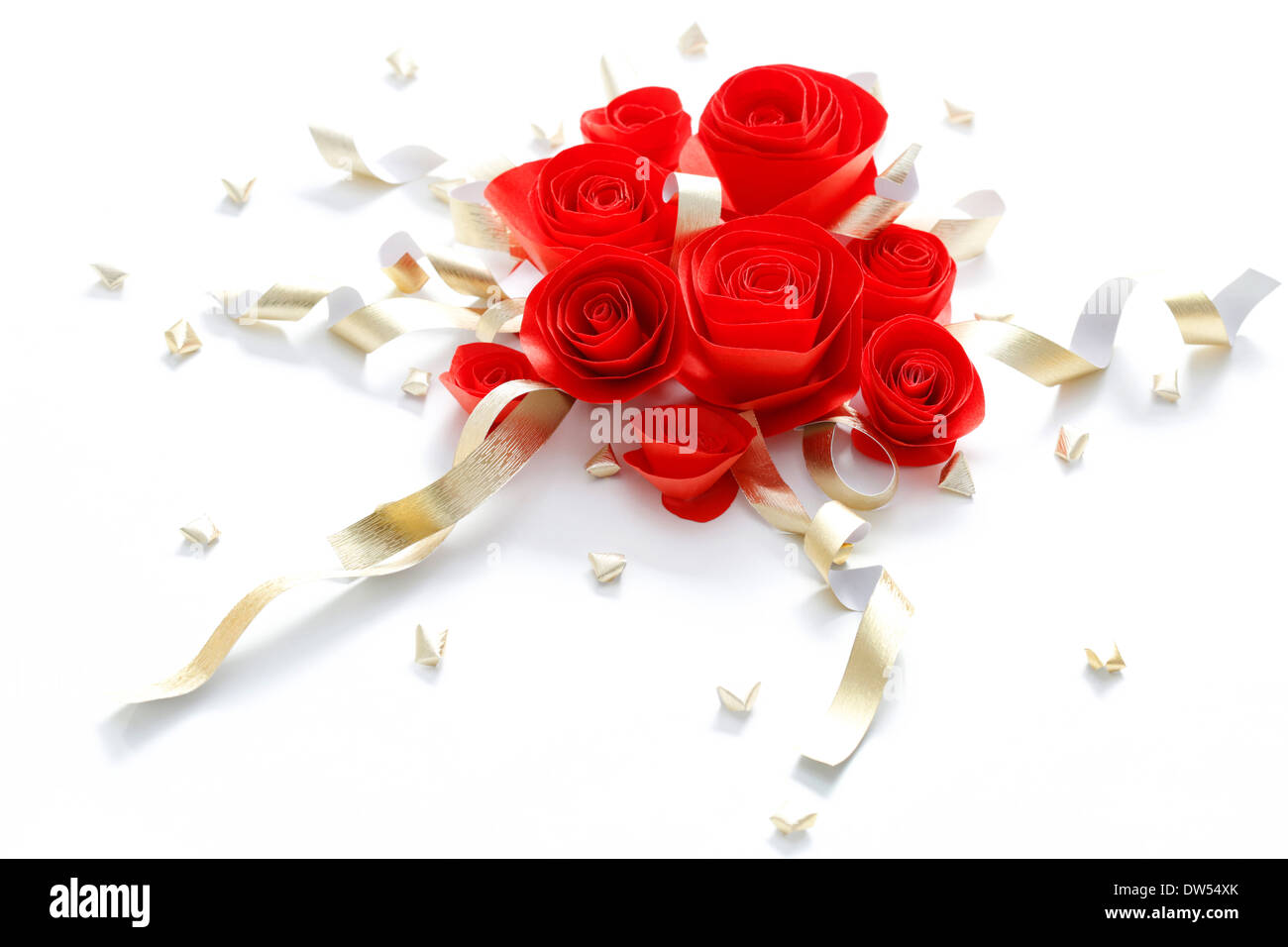 Three large red roses hi-res stock photography and images - Alamy