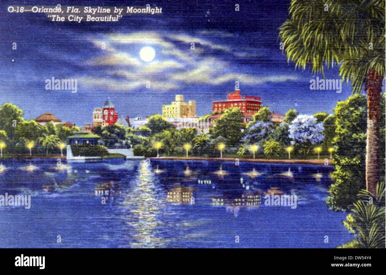 Florida postcards 1940s hi-res stock photography and images - Alamy