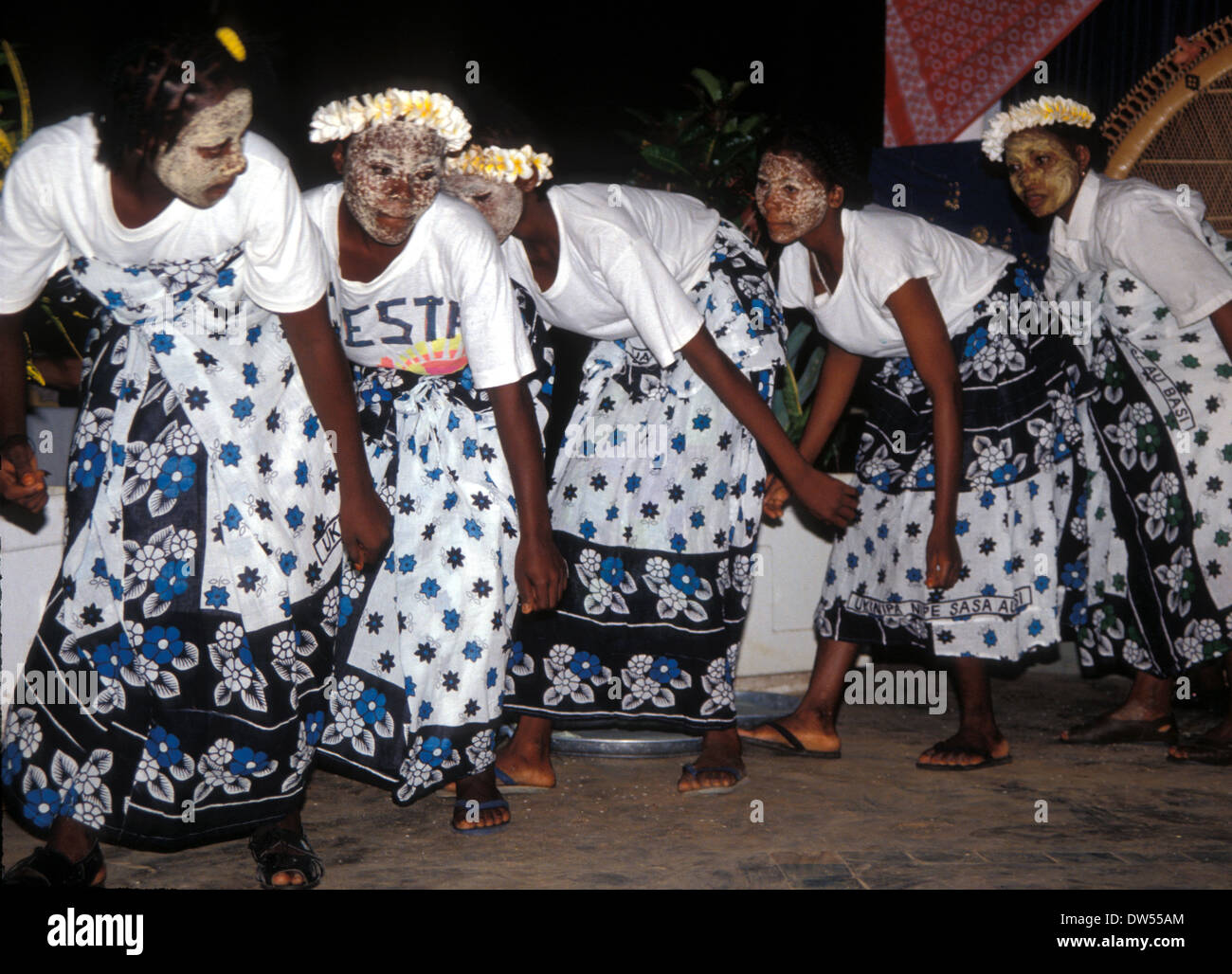 Muslim women dancing at a Grand Marriage ceremony on Grand Comore ...