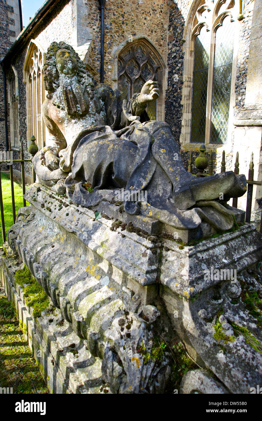Stonham Aspal, Suffolk. St Mary and St Lambert Church in the Suffolk ...