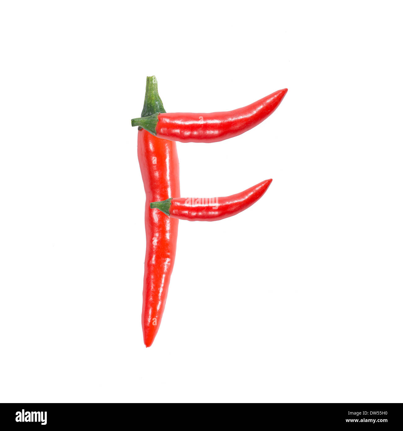 Chili composed of letters isolated on a white background Stock Photo ...