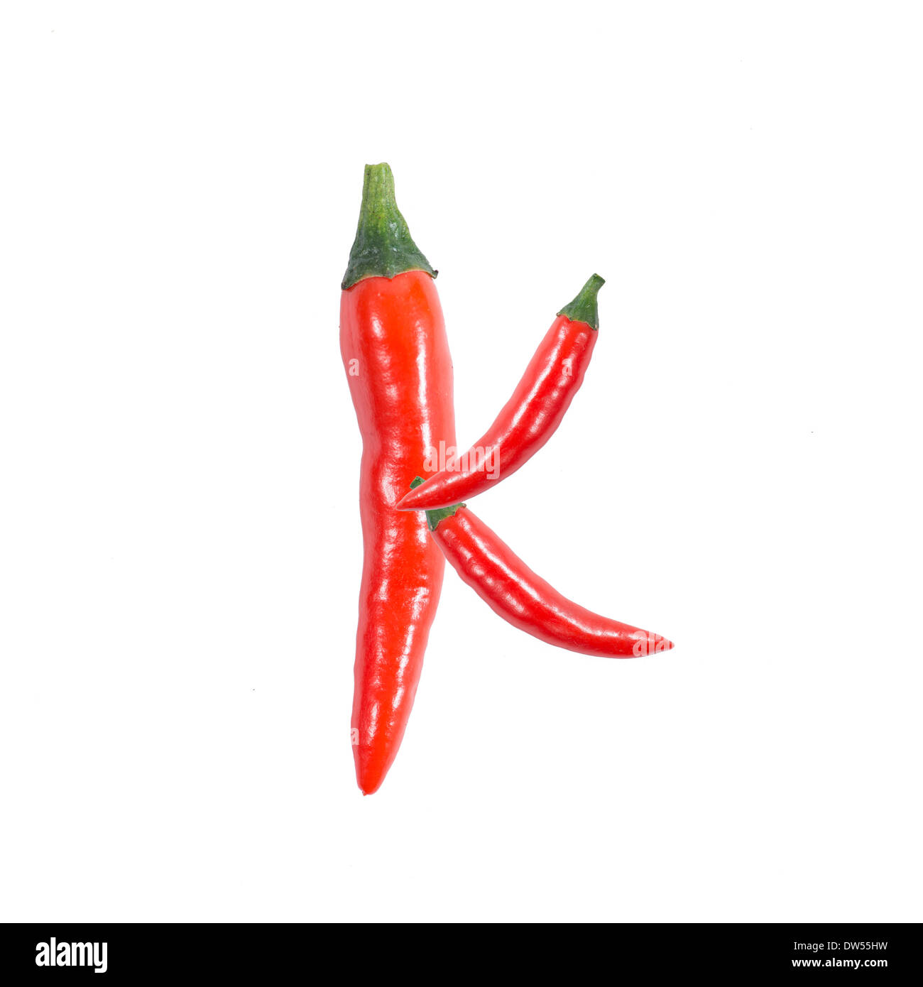Chili composed of letters isolated on a white background Stock Photo ...
