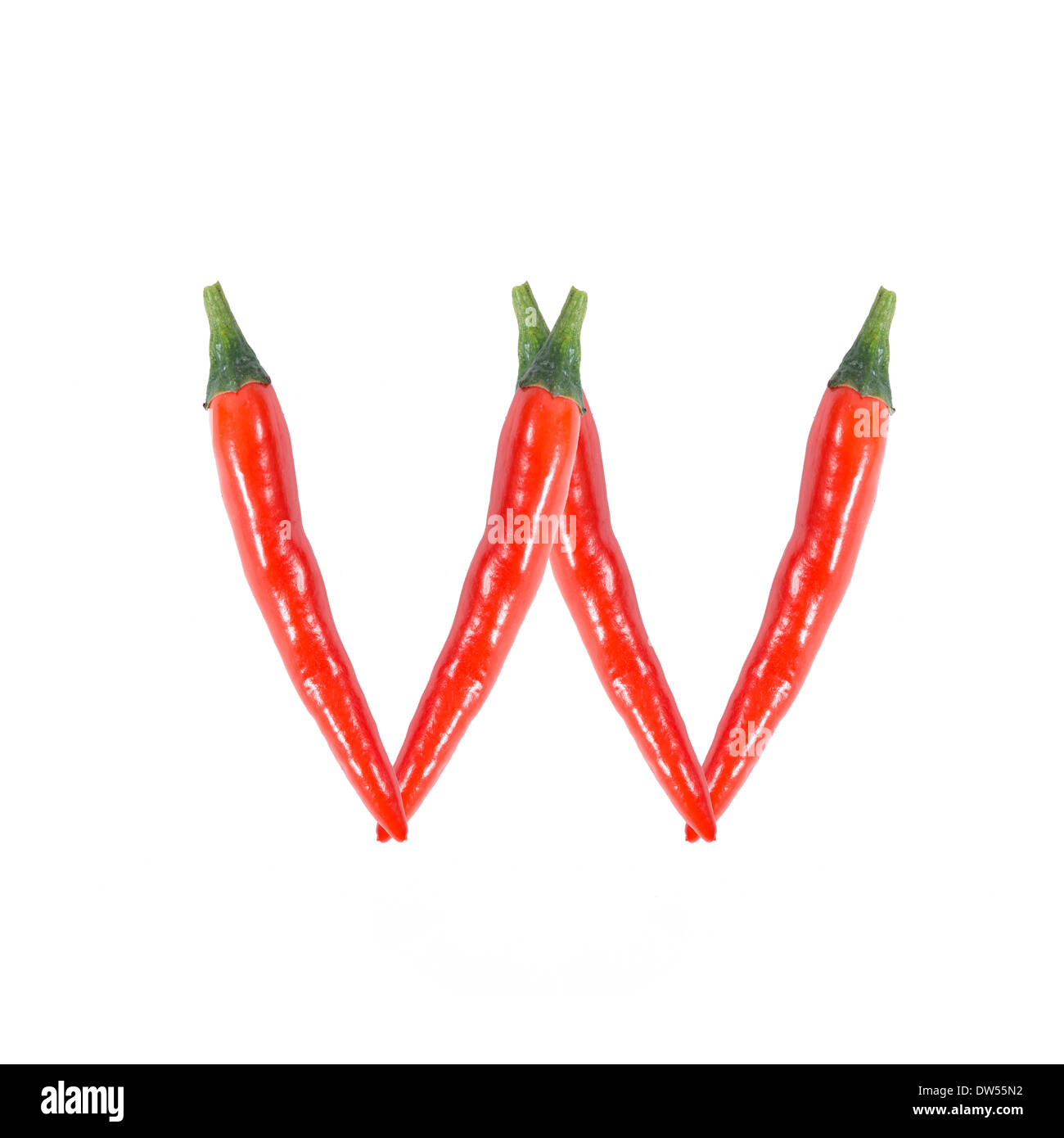Chili composed of letters isolated on a white background Stock Photo ...