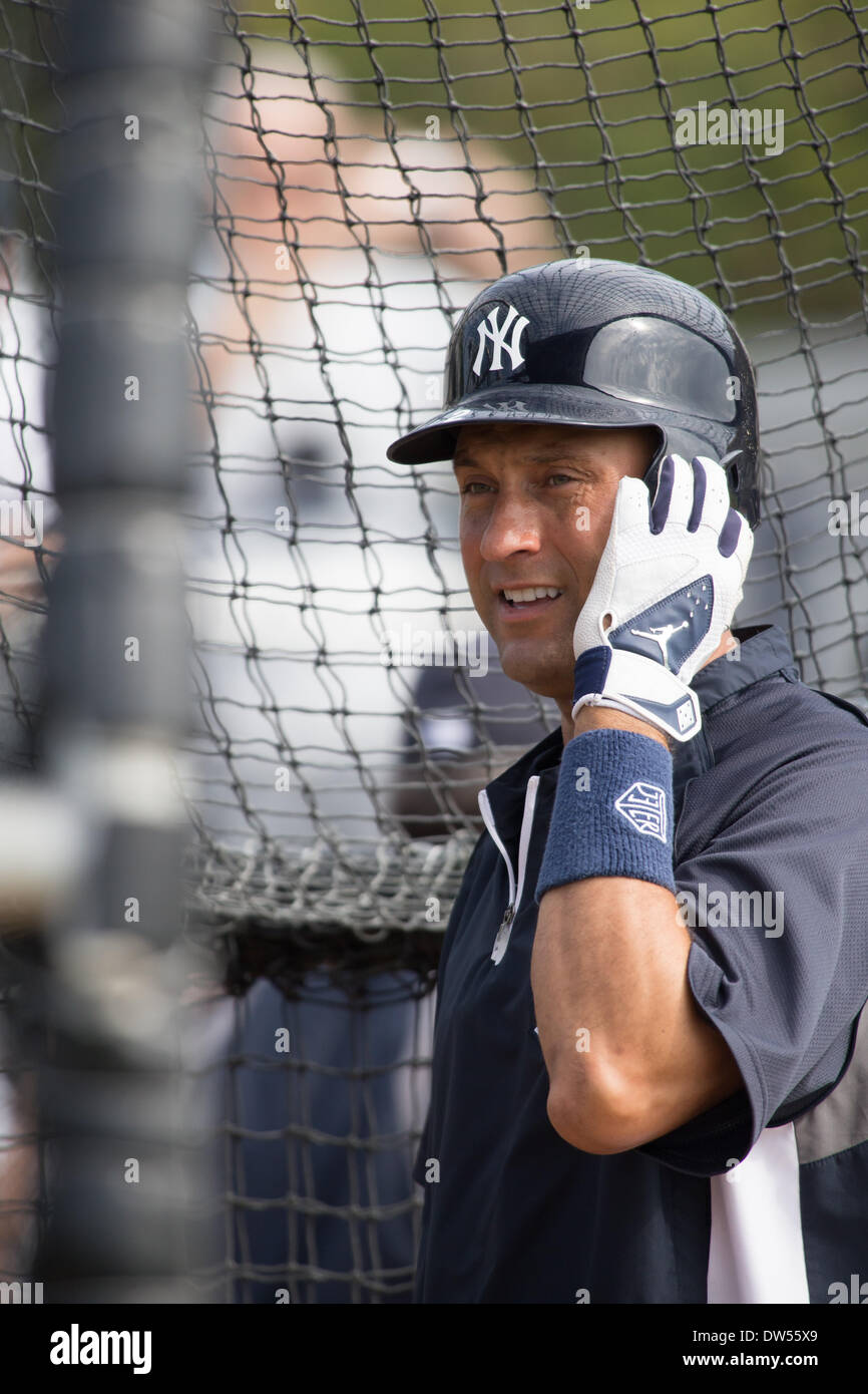 Tampa, Florida, USA. 26th Feb, 2014. Derek Jeter (Yankees) MLB : New ...