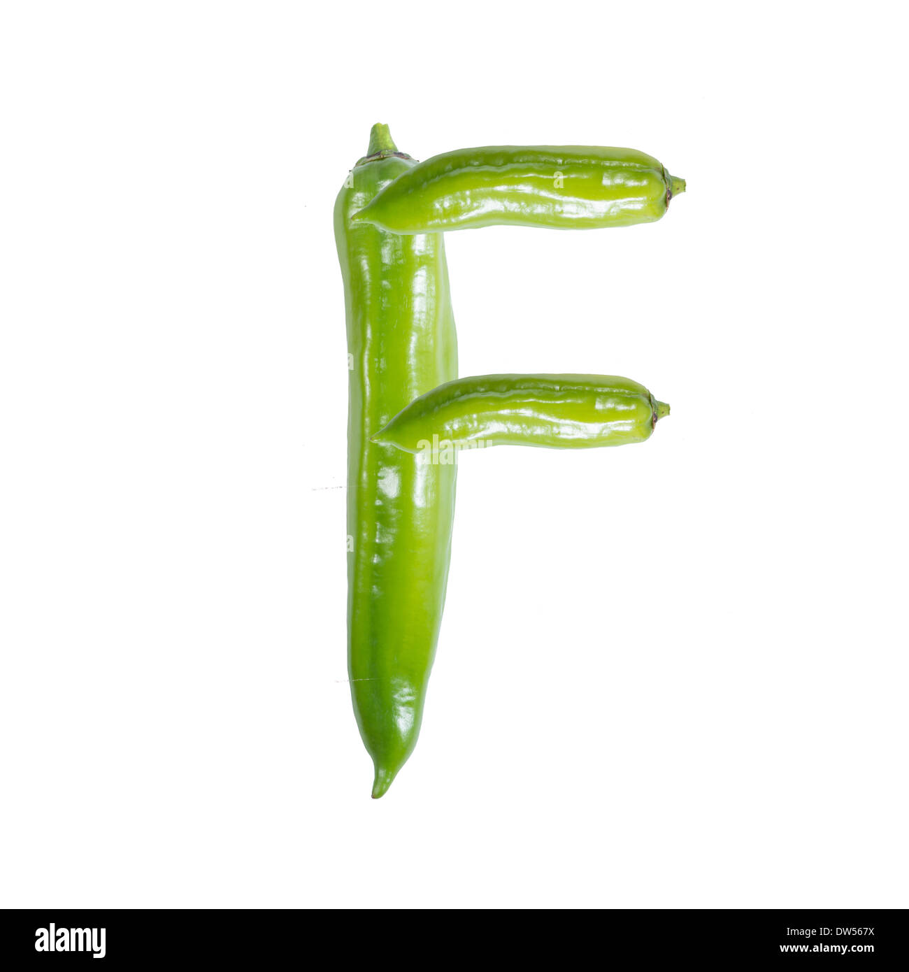 Chili composed of letters isolated on white background Stock Photo - Alamy