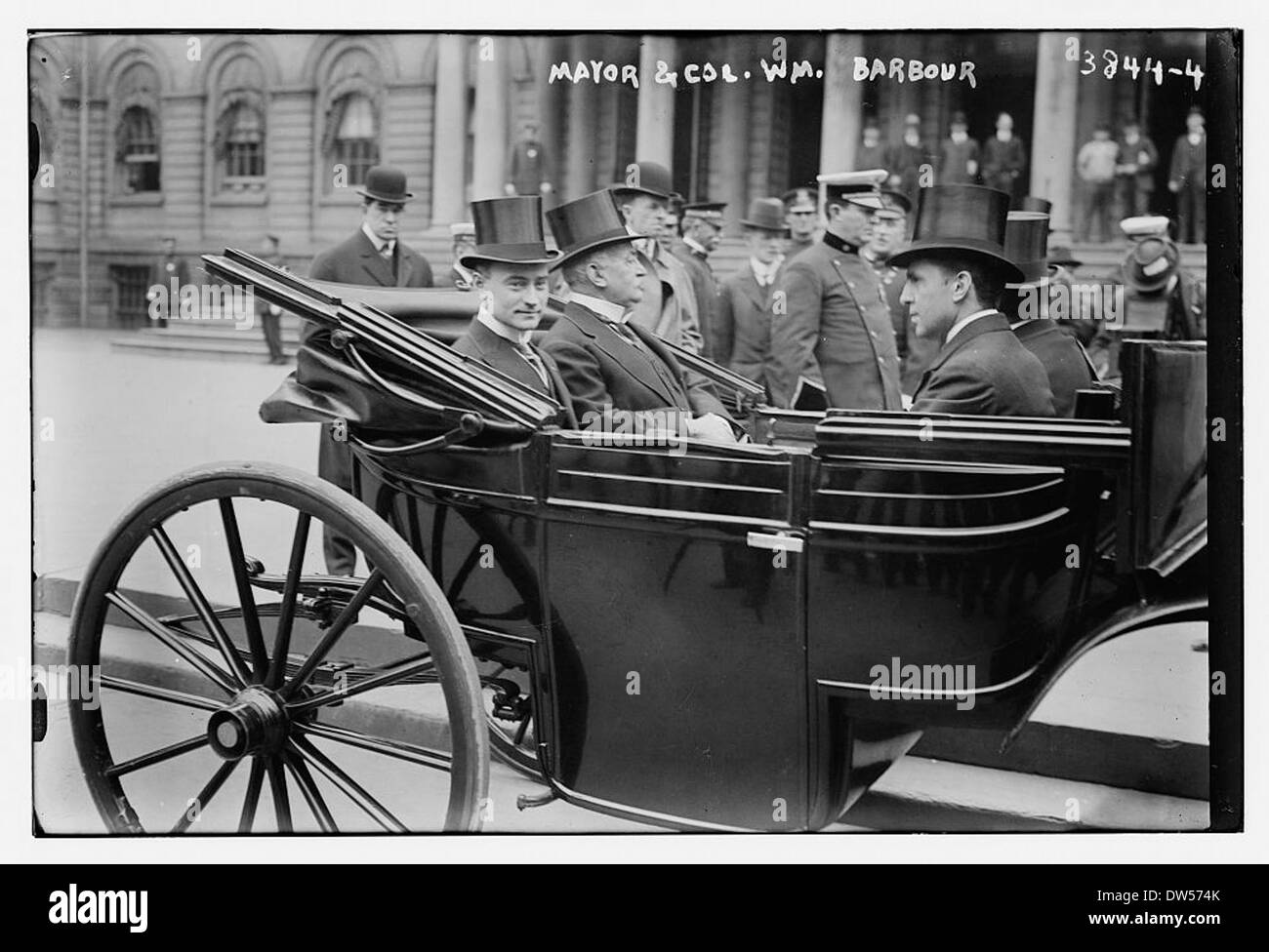 This photograph from the Library of Congress shows Mayor and Colonel ...