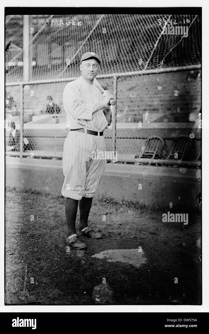This vintage photograph features Lee Magee, a well-known baseball ...