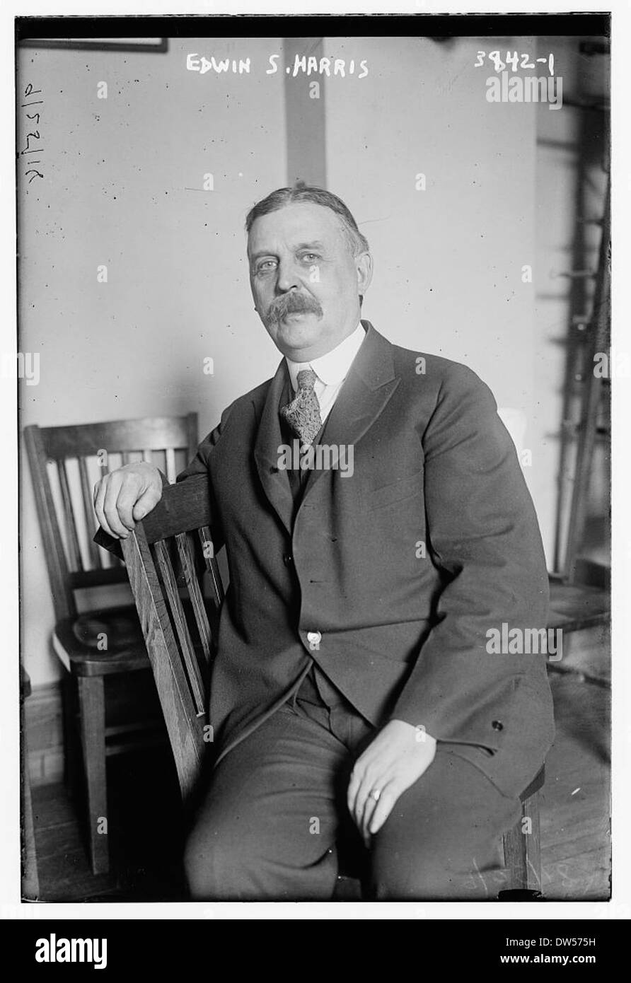 Edwin S. Harris, an important figure in history, is depicted in ...