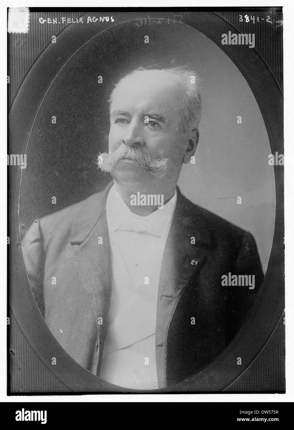 This photograph features General Felix Agnus, a prominent figure in ...
