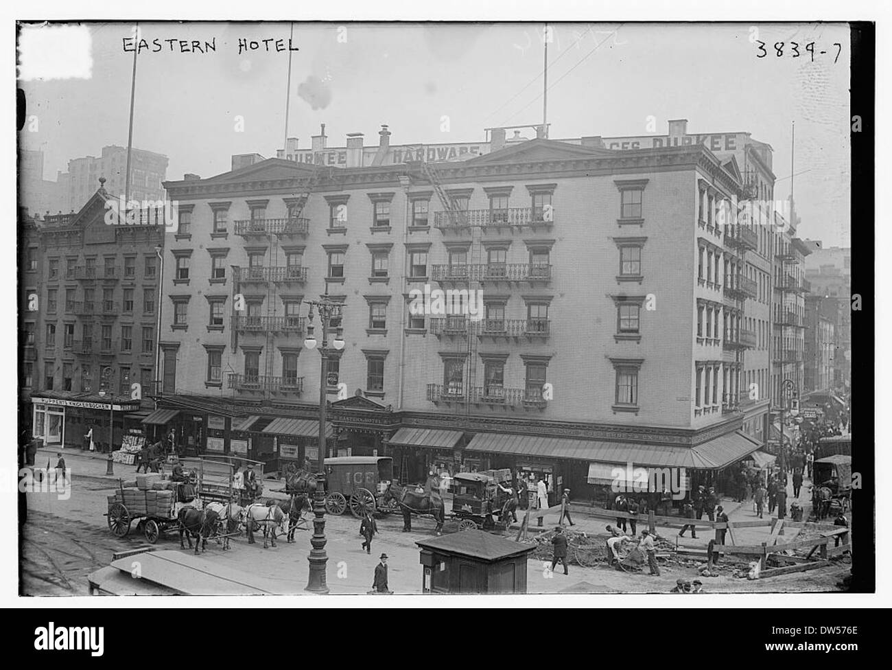 This historical photograph of the Eastern Hotel, preserved by the ...