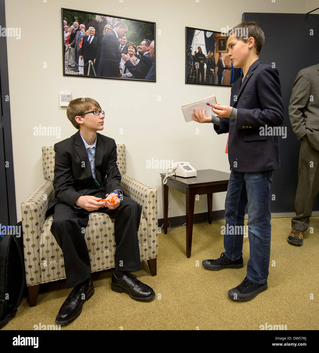 House building office present hi-res stock photography and images - Alamy