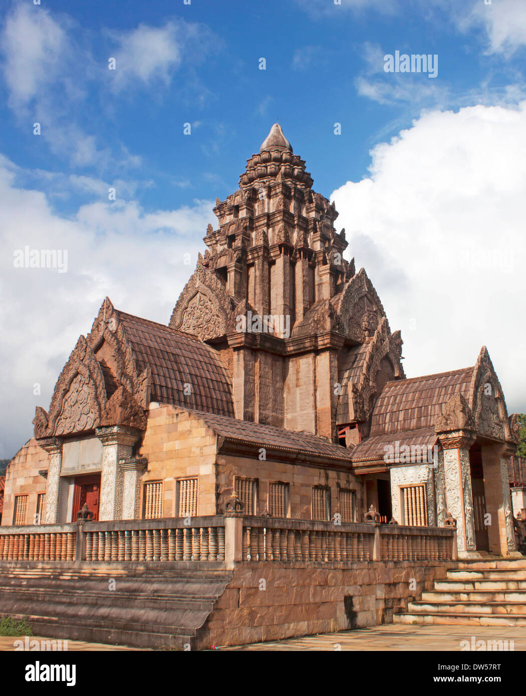 Castle rocks Khmer art at ancient city in Thailand Religious buildings ...