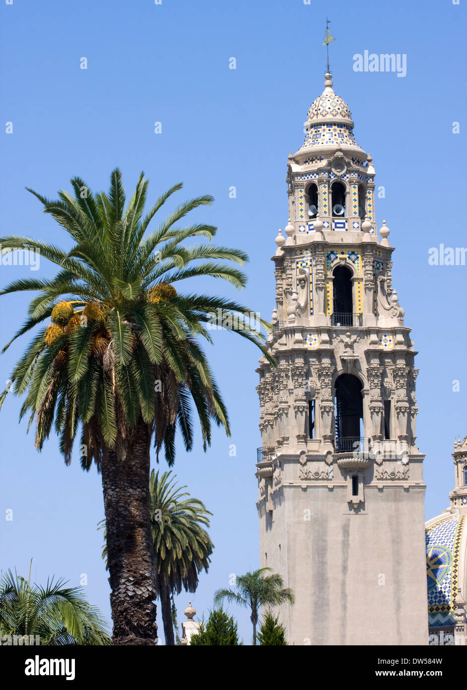 Balboa Park California Tower Stock Photos & Balboa Park California ...