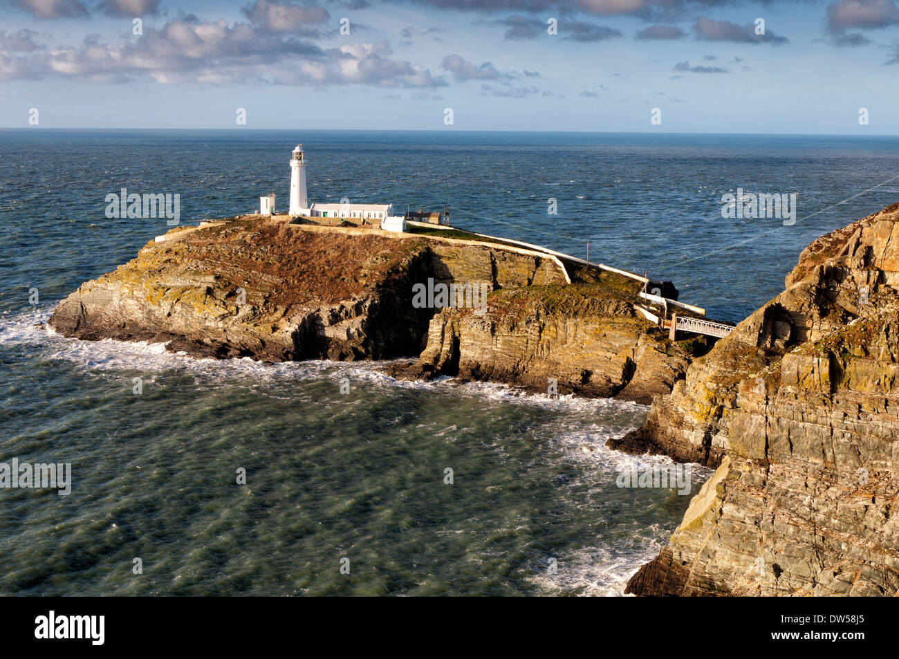 South Stack Lighthouse on Anglesey Stock Photo - Alamy