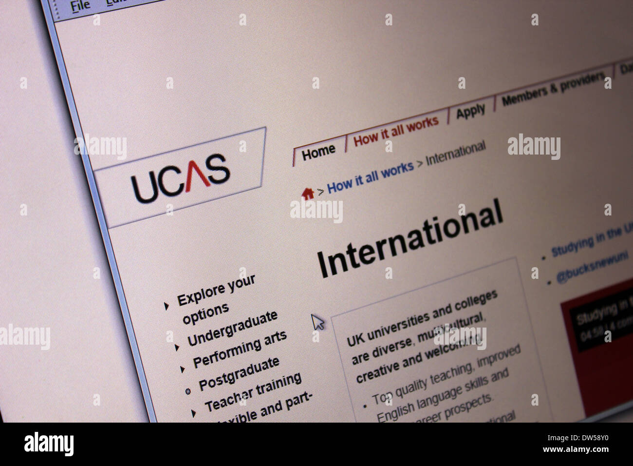 Ucas hi-res stock photography and images - Alamy