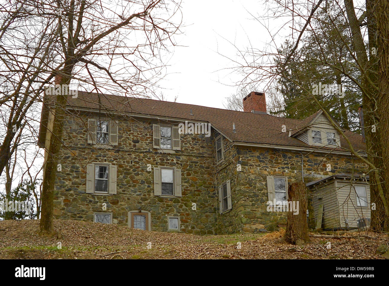 The Trimble House, part of the Newlin Mill Complex in Pennsylvania, is ...