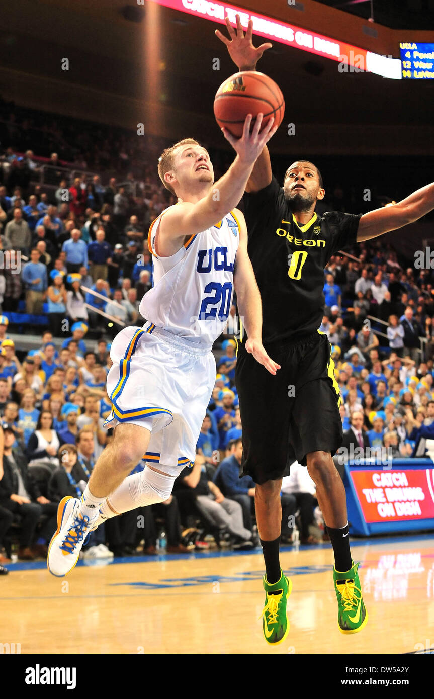 Los Angeles, CA, USA. 27th Feb, 2014. UCLA Bruins guard Bryce Alford ...