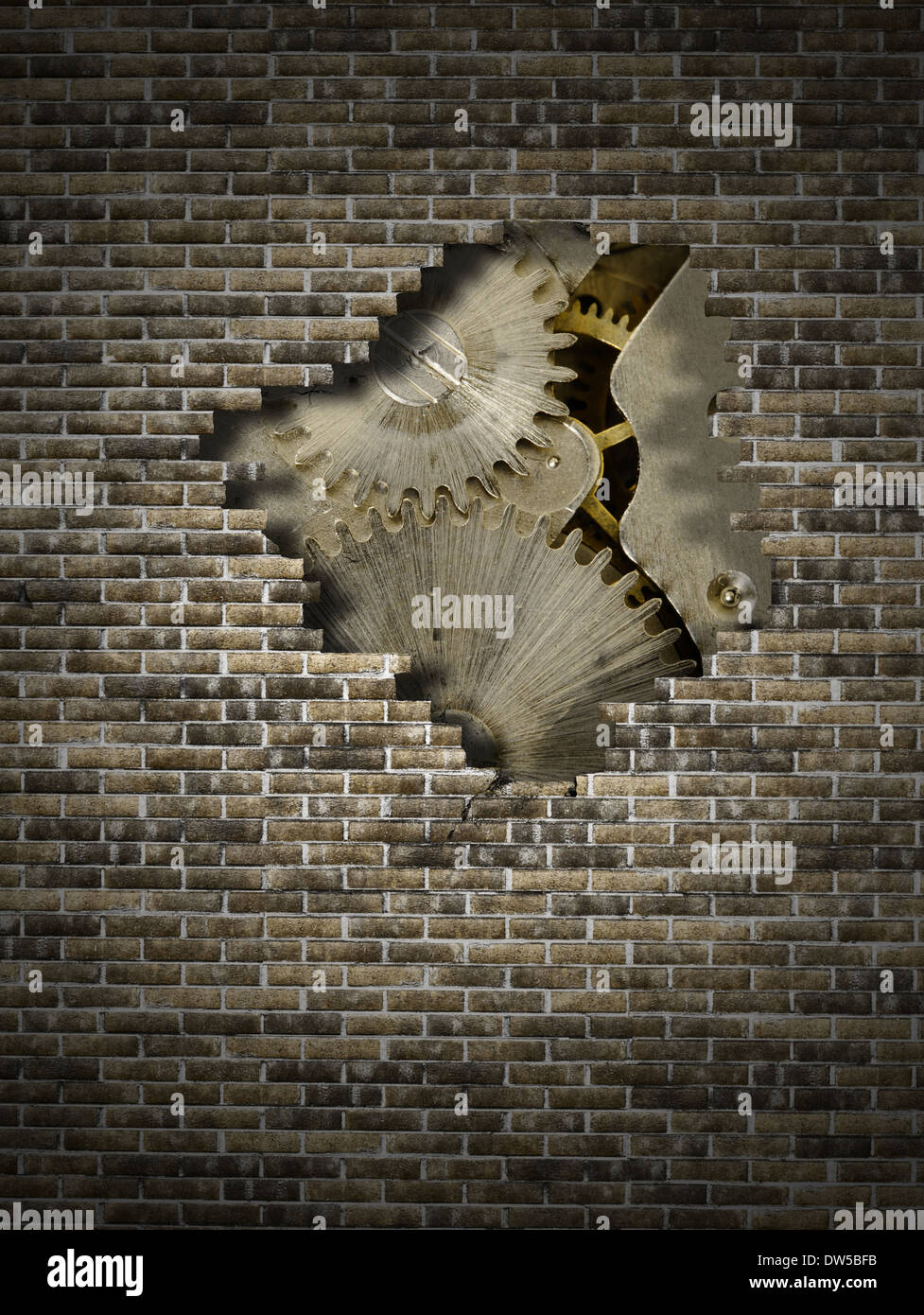 Broken mechanism factory not rust hi-res stock photography and images ...