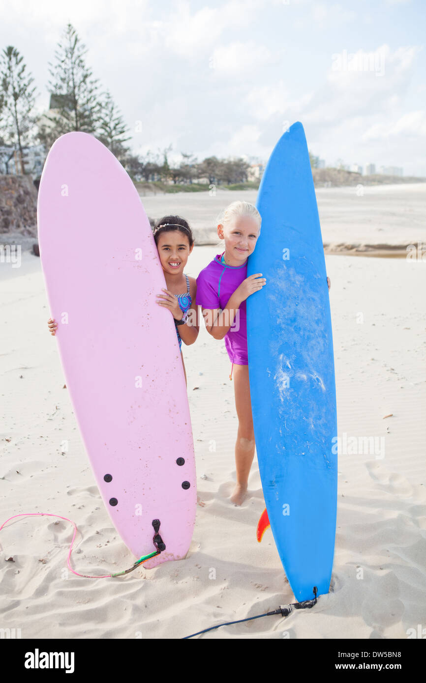 Two Girls With Surfboard High Resolution Stock Photography and Images ...