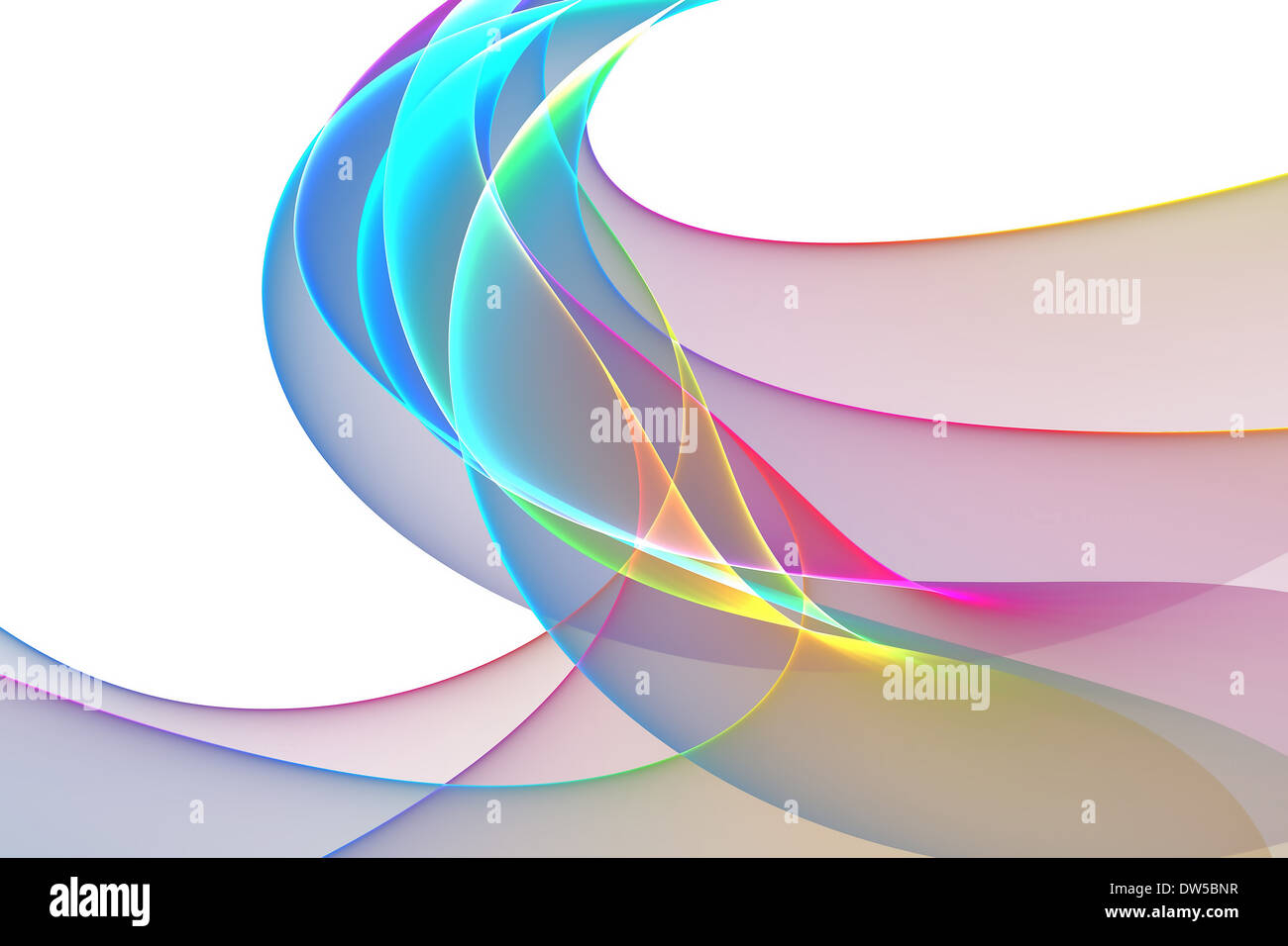 abstract colorful twisted waves Stock Photo - Alamy