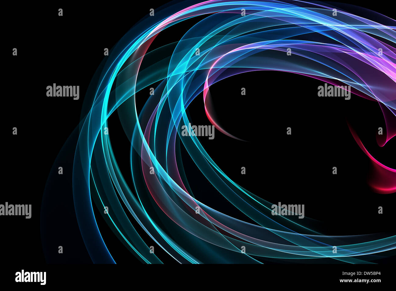 abstract colorful twisted waves Stock Photo - Alamy