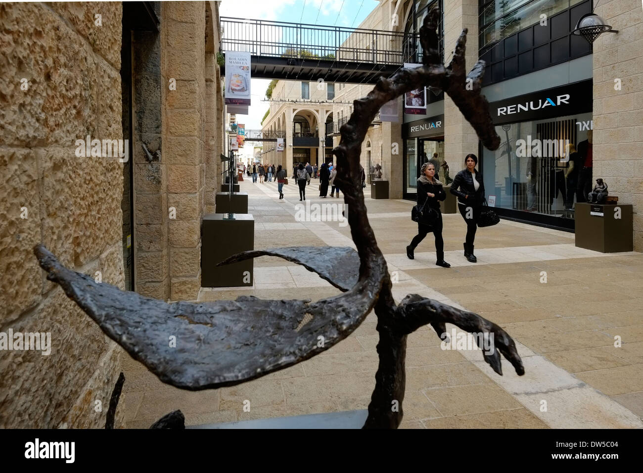 Mamilla Mall, also known as Alrov Mamilla Avenue a shopping street and ...
