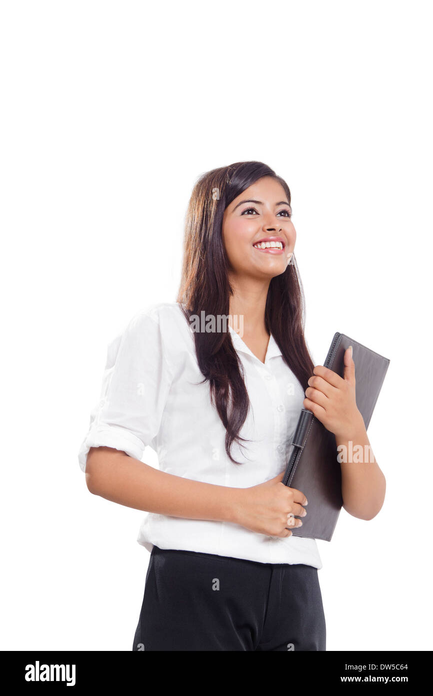 Indian female receptionist hi-res stock photography and images - Alamy